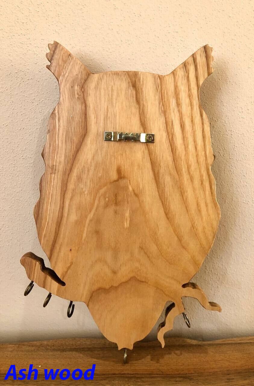Owl Key Holder Keys Organizer Viking Owl Key Holder for Wall Carved Owl ...