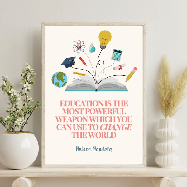 Education Quote - Etsy