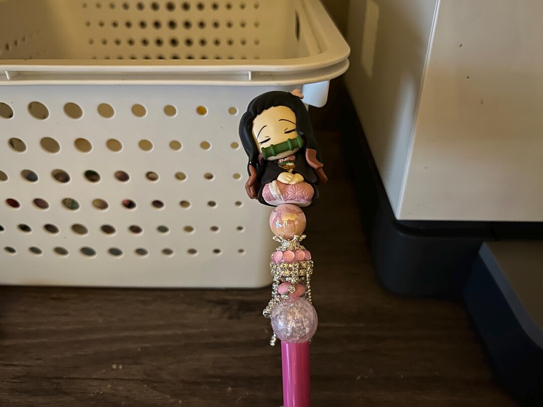 Nezuko Beaded Pen - Etsy