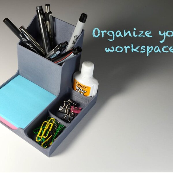 3d Printed Desktop Organizer - Etsy