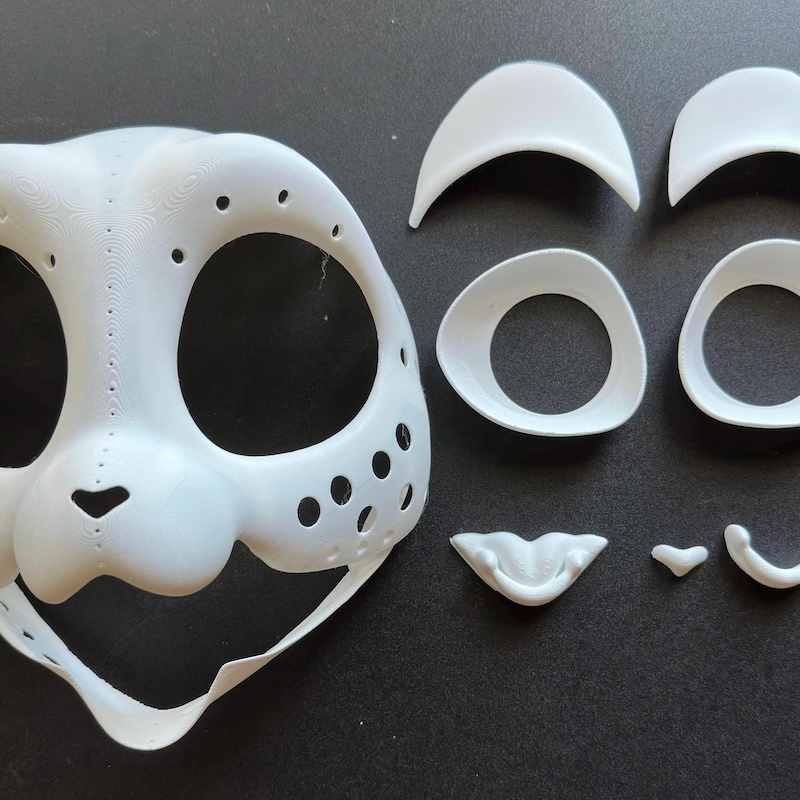 Cat Fursuit Head 3d Base - Etsy