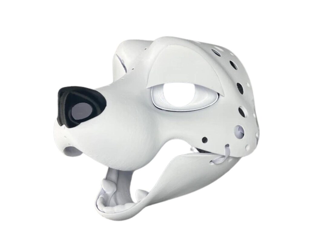 Ferret Caniform Fursuit Headbase 3D Printed in PLA Furry Head Base Mask ...