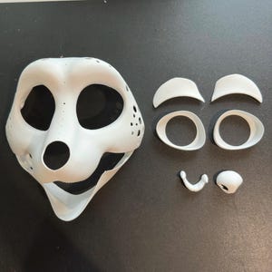 Fennec Fox | Canine Fursuit Headbase | 3D Printed in PLA | Furry Head ...