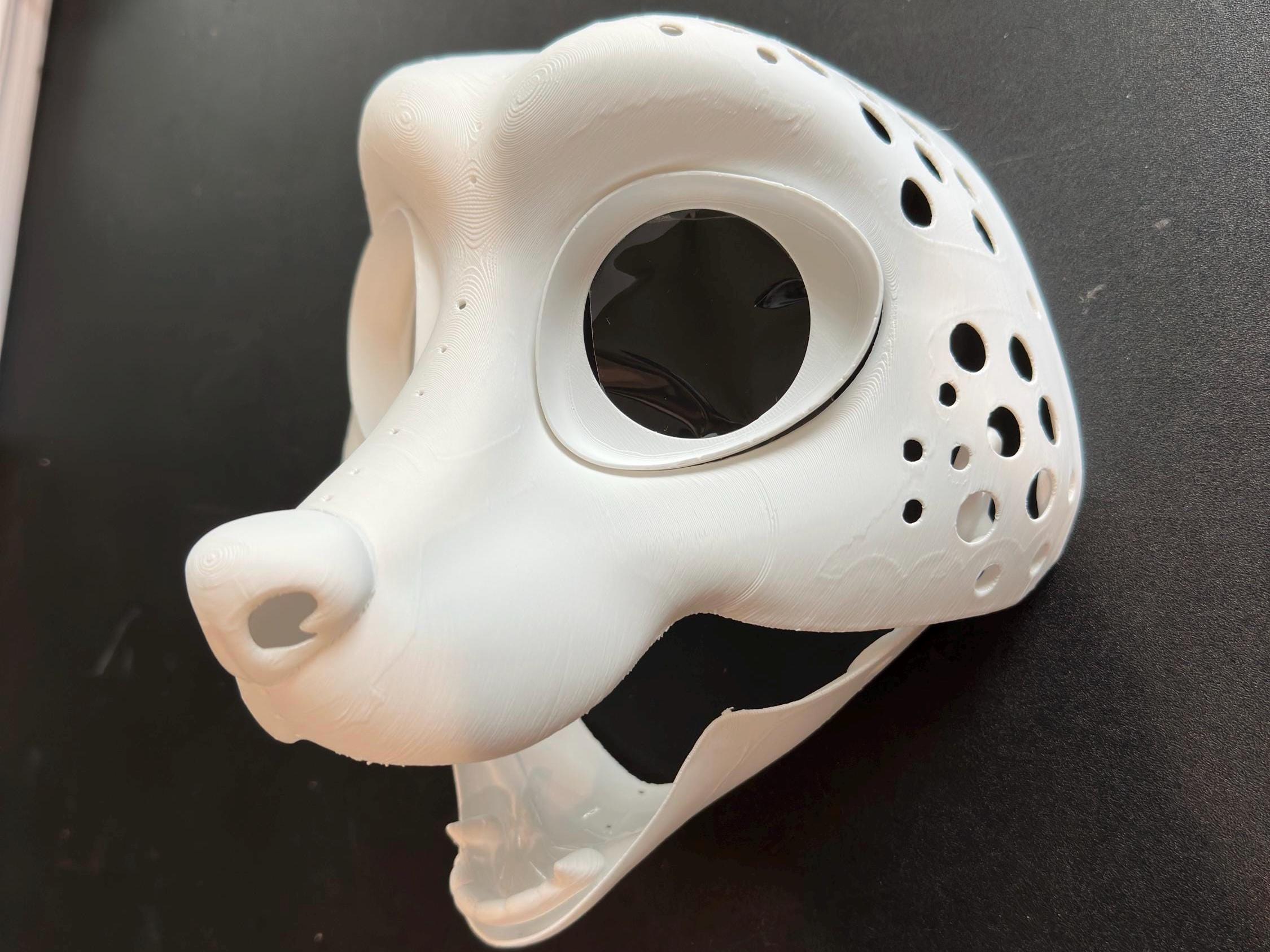 Fennec Fox | Canine Fursuit Headbase | 3D Printed in PLA | Furry Head ...