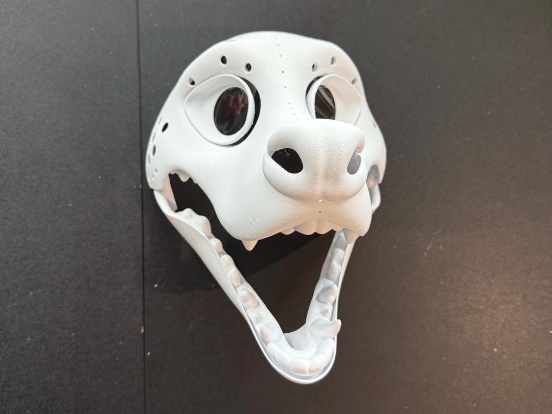 Opossum | Mammal Fursuit Headbase | 3D Printed in PLA | Furry Head Base ...