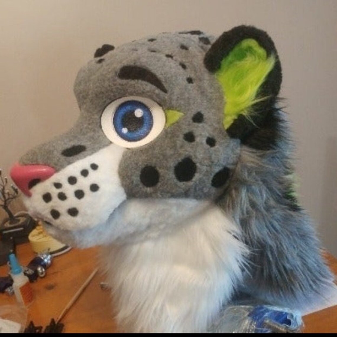 Sabertooth | Smilodon | Feline Fursuit Headbase | 3D Printed in PLA ...