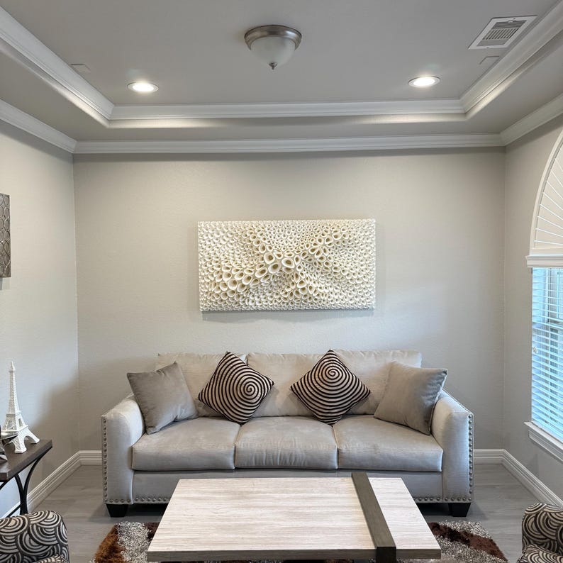 Paragami Coral Sponge | Modern 3D Printed Geometric Wall Art With 675 ...