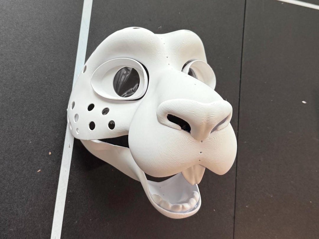 Kangaroo Fursuit Headbase | Fursuit Headbase | 3D Printed in PLA ...