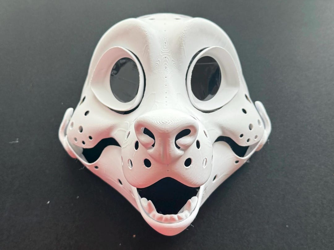 Jackal | Canine Fursuit Headbase | 3D Printed in PLA | Furry Head Base Mask - Etsy