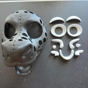 Cow | Bull | Longhorn | Ungulate Fursuit Headbase | 3D Printed in PLA ...