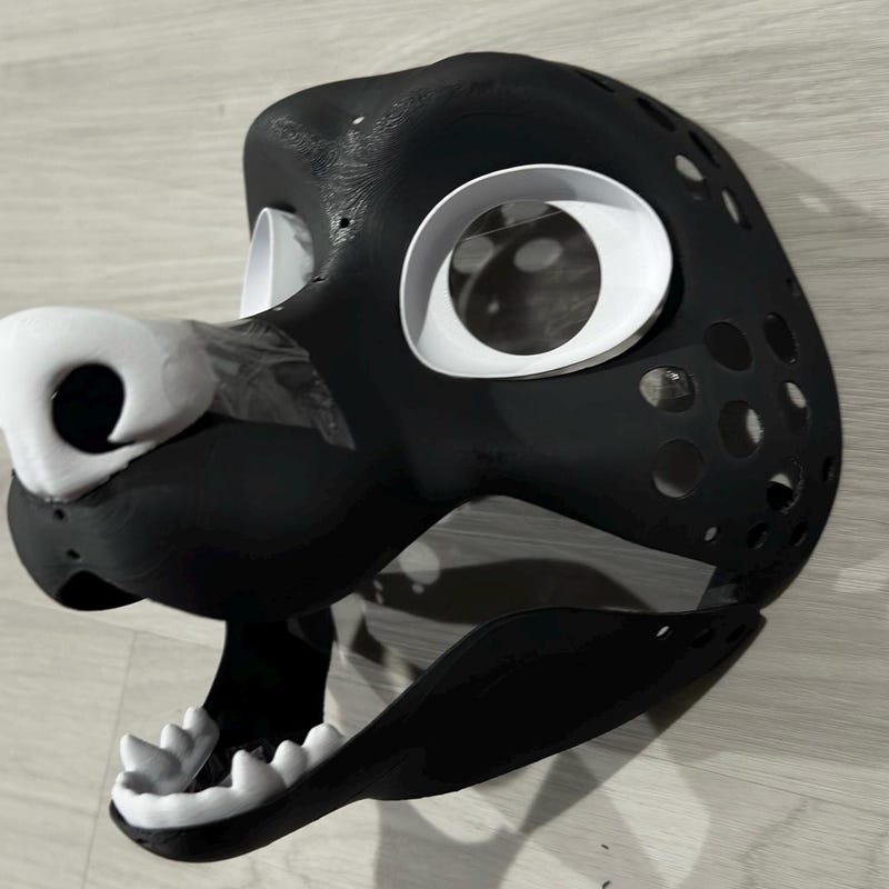 3d Printed Fursuit Face - Etsy