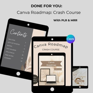 Canva Roadmap, Canva Crash Course, Master Resell Rights (MRR) and ...