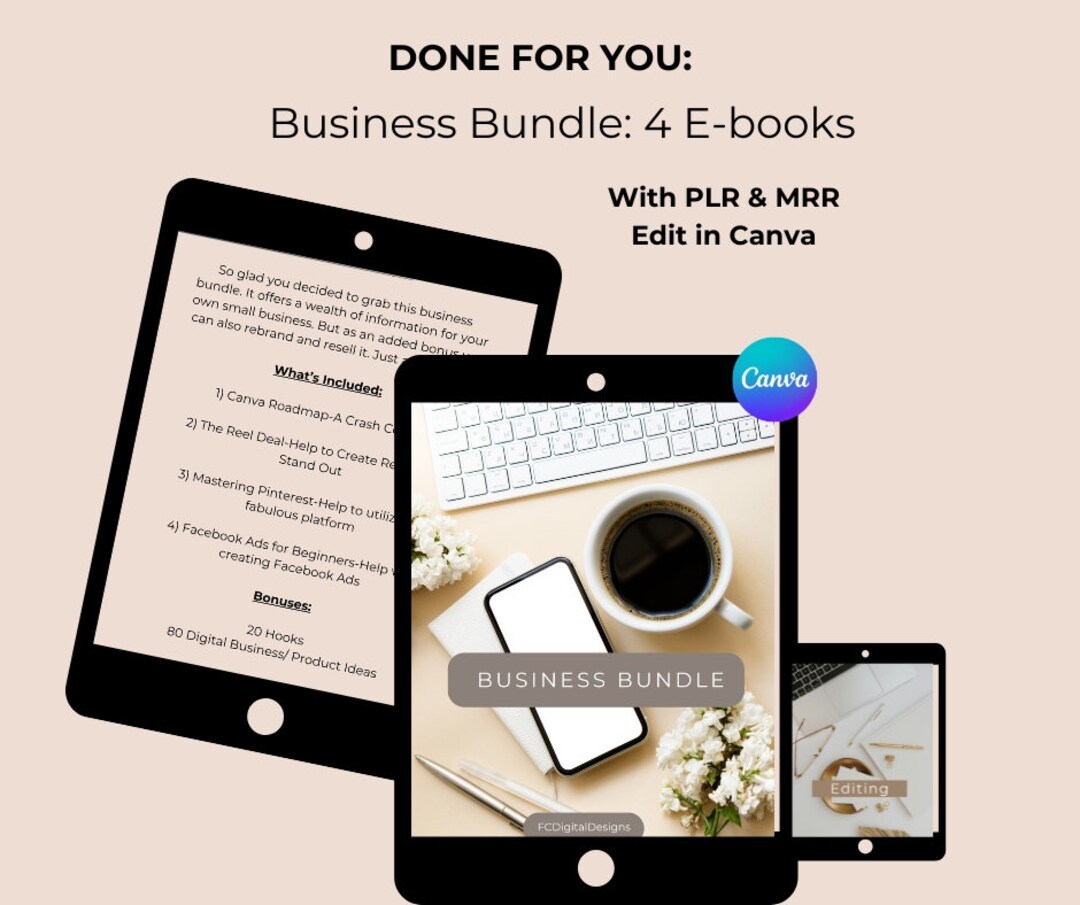 Digital Marketing Bundle, Business Bundle, Business Ebooks, Done for ...