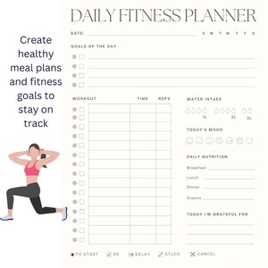 Meal Planner Printable, Weekly Meal Prep, Grocery Shopping List ...