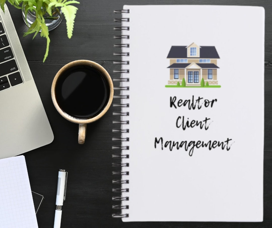 Realtor Client Management, Printable Real Estate Client Organizer ...