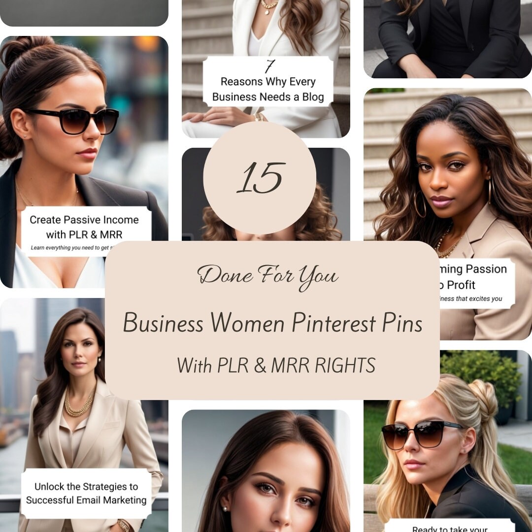 Pinterest Posts, Business Women Social Media Posts, Done for You ...