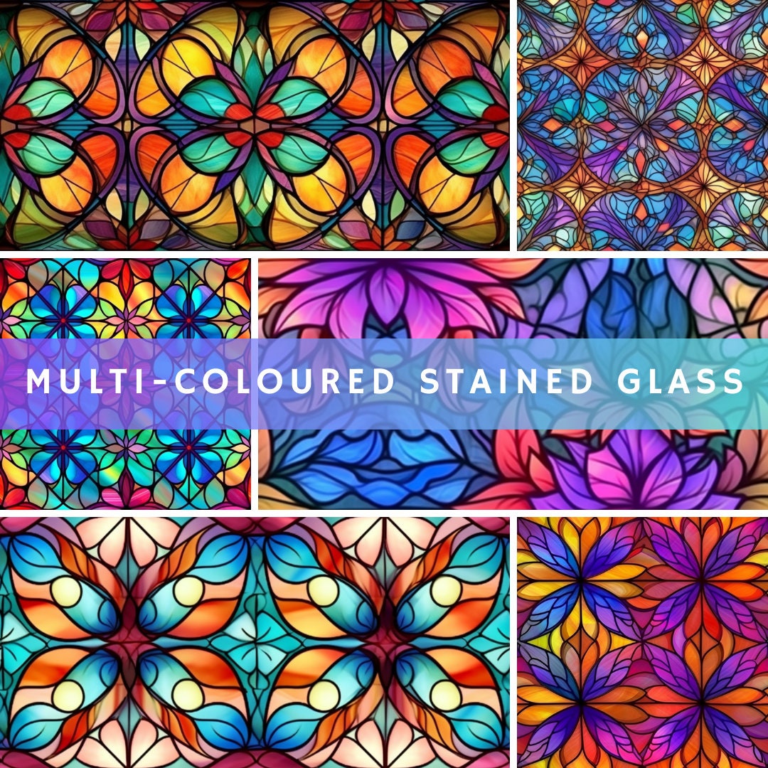 25 Stained Glass Patterns - Etsy