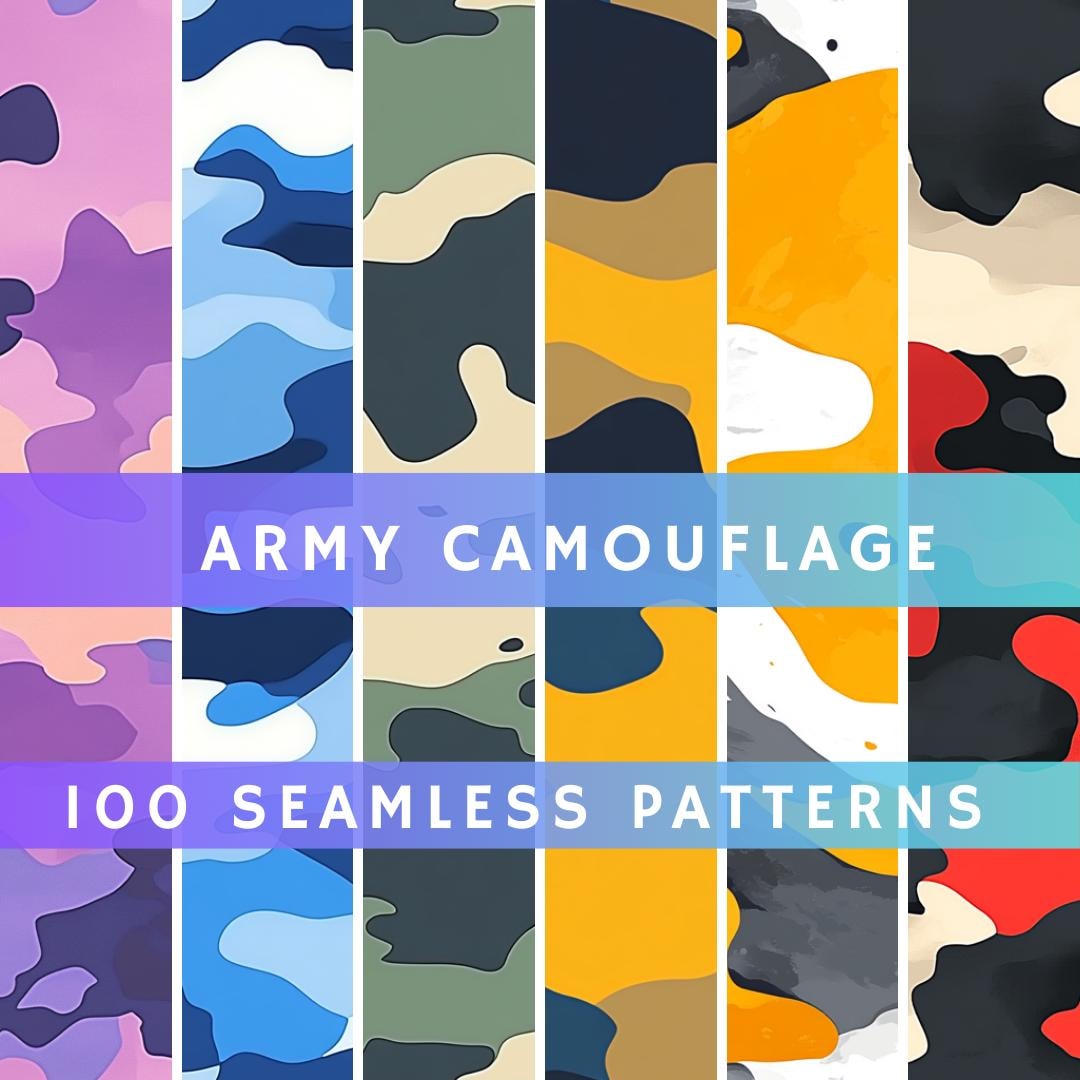 100 Army Camouflage Patterns - Etsy