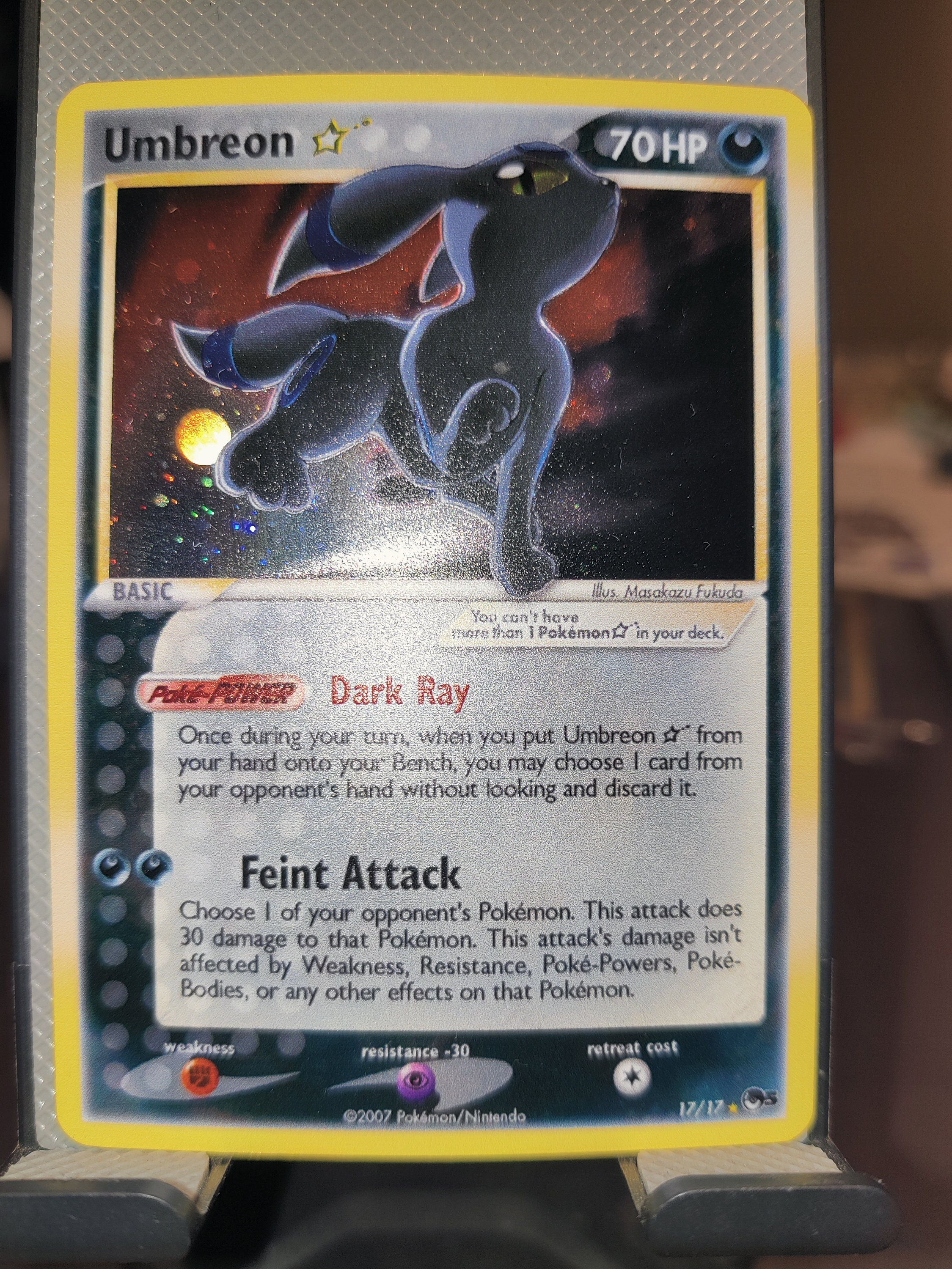 Umbreon Star Holo Fan Art - Etsy