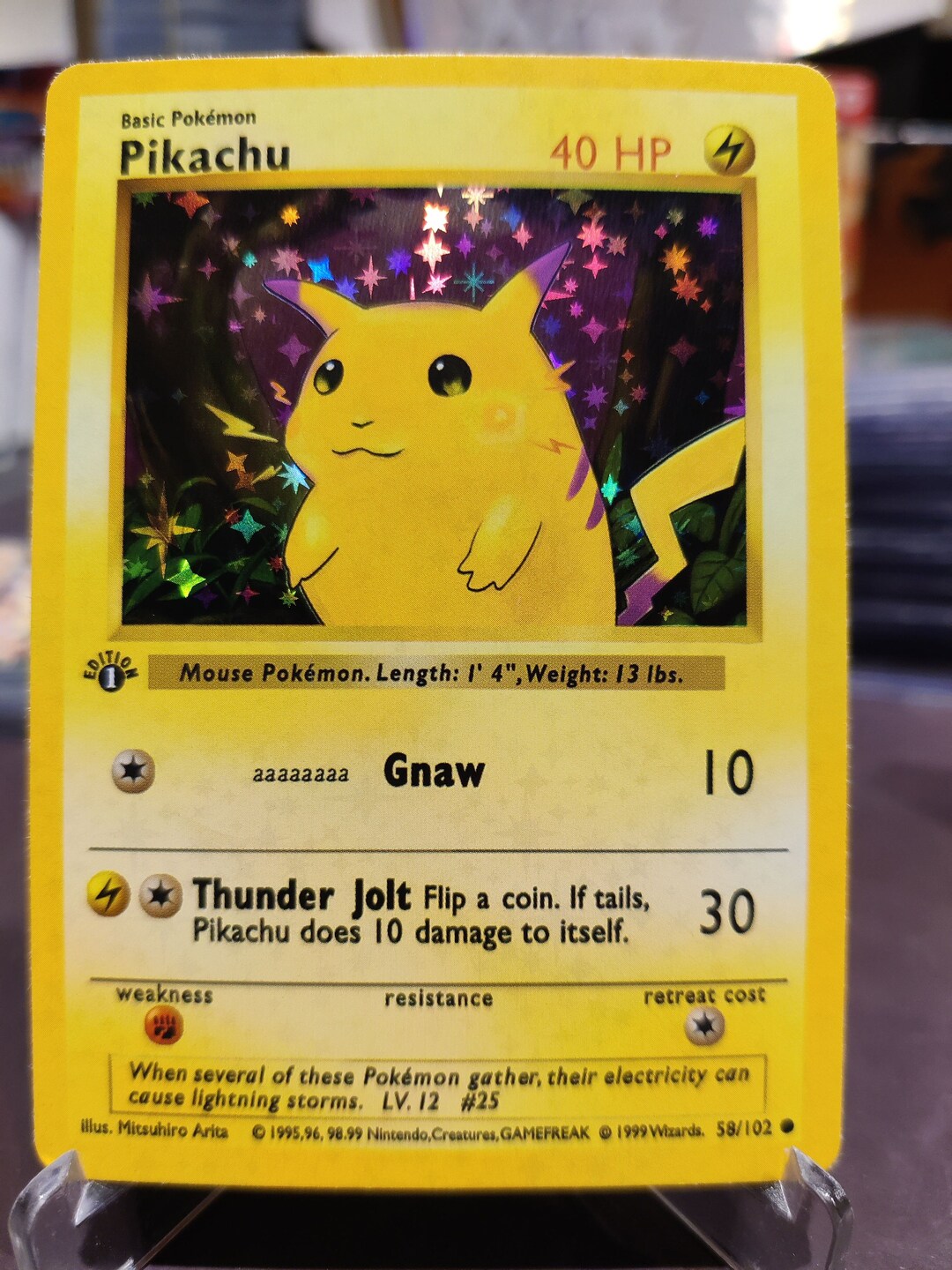 1st Edition Shadowless Pikachu Custom Card - Etsy