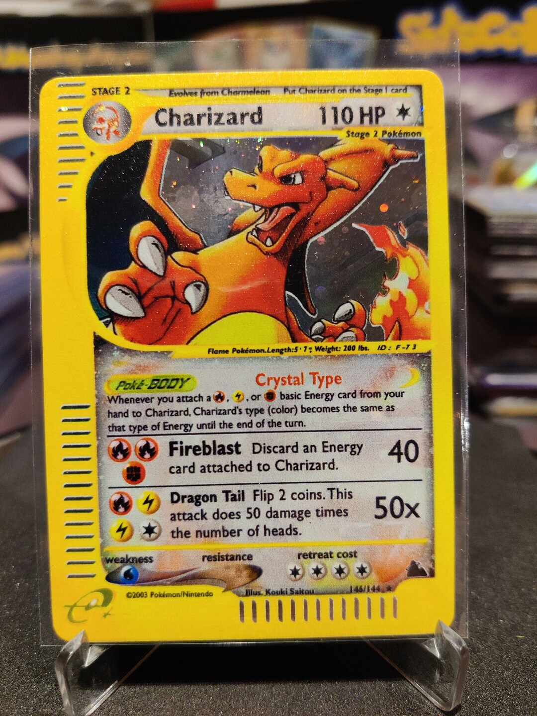 Skyridge Crystal Charizard Proxy PROTOTYPE - Etsy