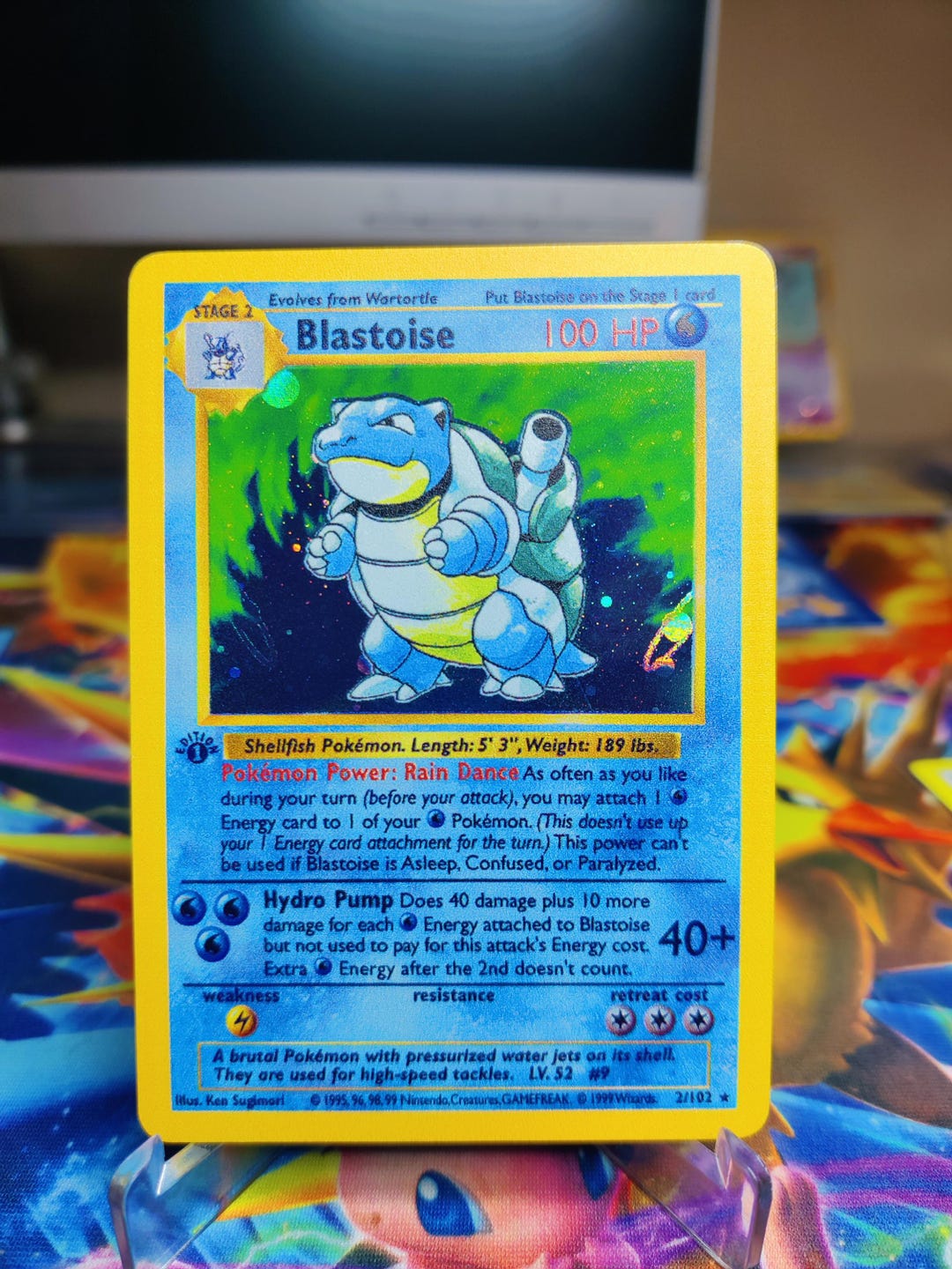 1st Edition Shadowless Blastoise Proxy (series One) - Etsy
