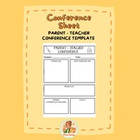 Printable Parent Teacher Conference Form: Strengths & Weaknesses ...