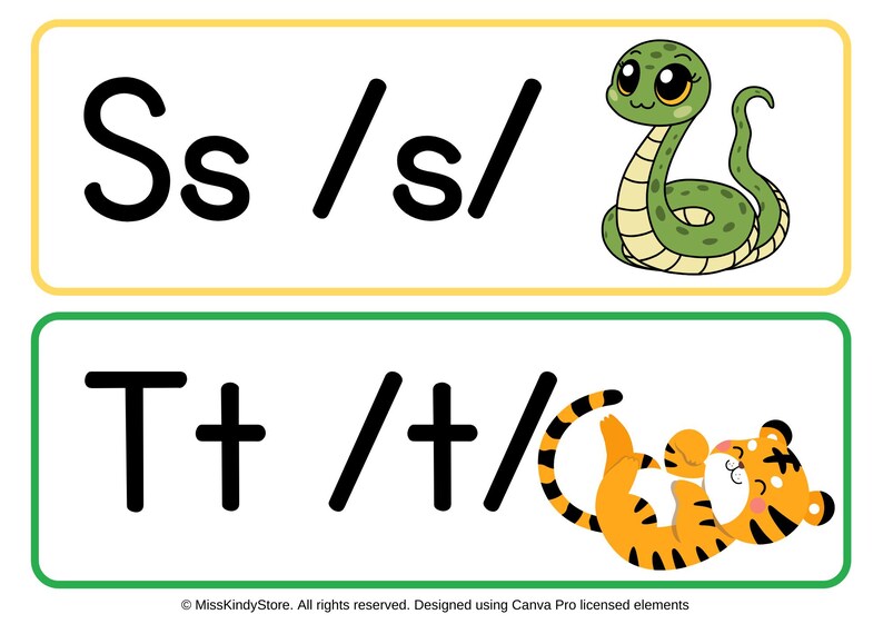 High Five Alphabet Sounds Learning Cards | Interactive Phonics ...