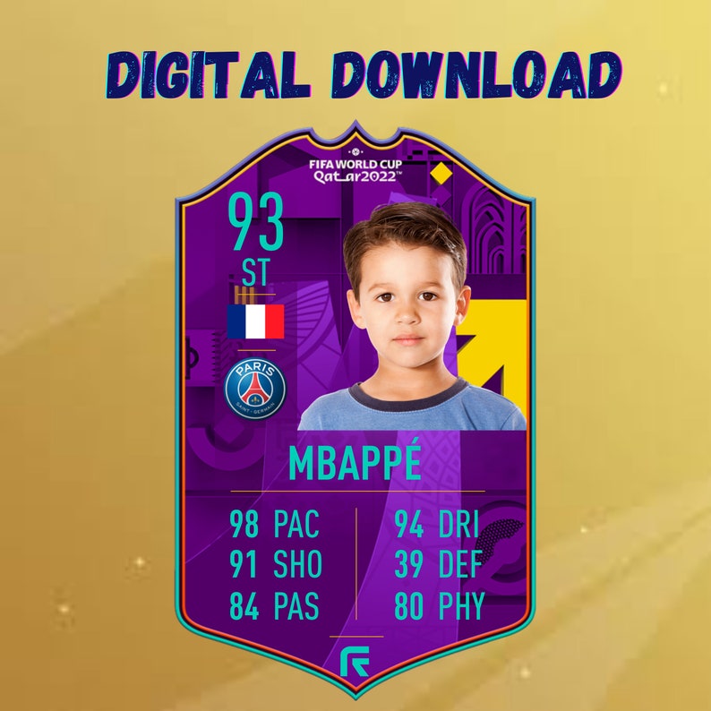 Personalized FIFA Card FIFA 2023 Card Custom Fifa Card - Etsy Australia