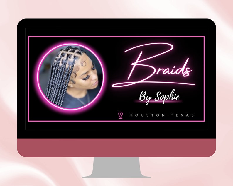 Braids Acuity Scheduling Template Braids Website Banner DIY - Etsy