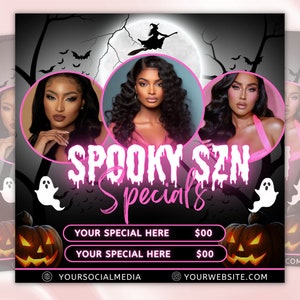 Spooky Season Flyer, Halloween Flyer, Halloween Sale Flyer, Halloween ...