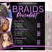 Braids Price List Flyer Templates | Beauty Salon Hair Stylist Pricing ...