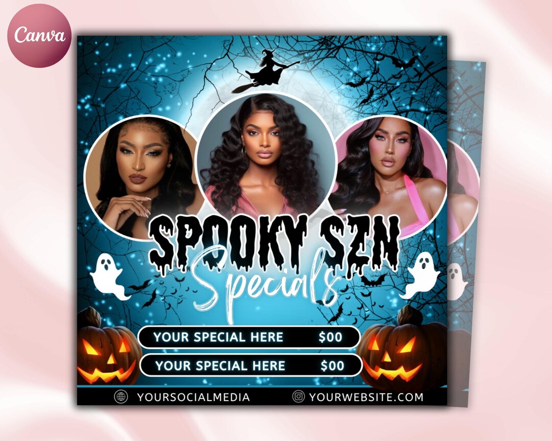 Spooky Season Flyer, Halloween Flyer, Halloween Sale Flyer, Halloween ...