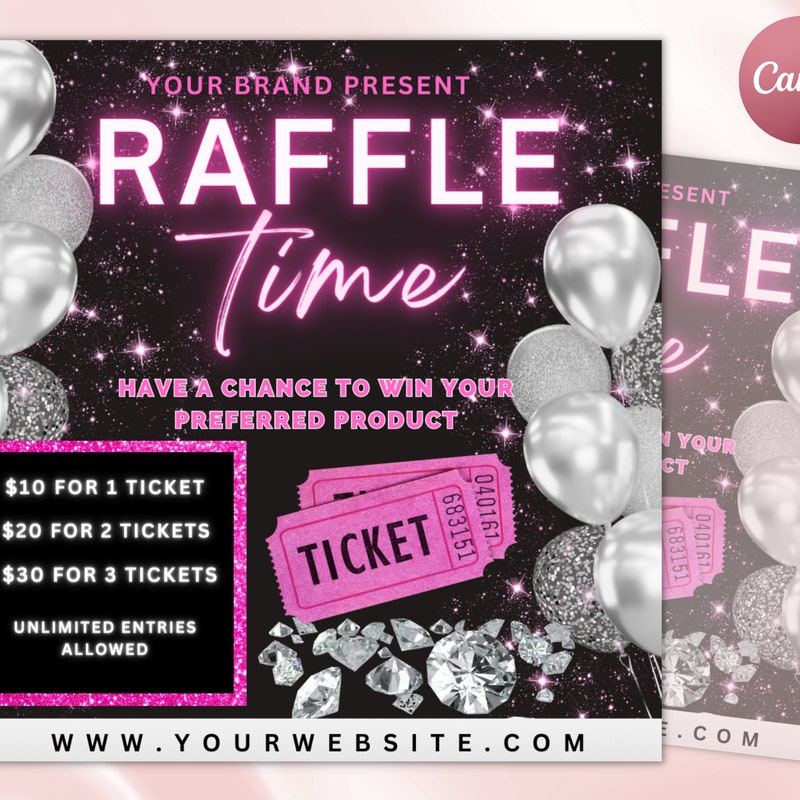Raffle Posters - Etsy UK