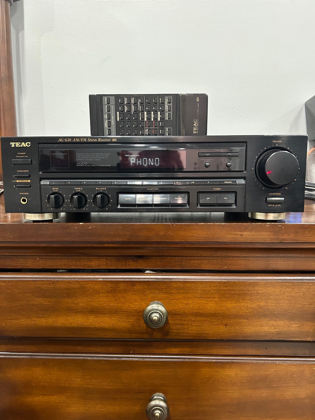 TEAC Vintage Stereo Receiver With Remote - Etsy