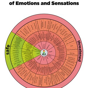 The DBT Wheel of Emotions and Sensations (Download Now) - Etsy