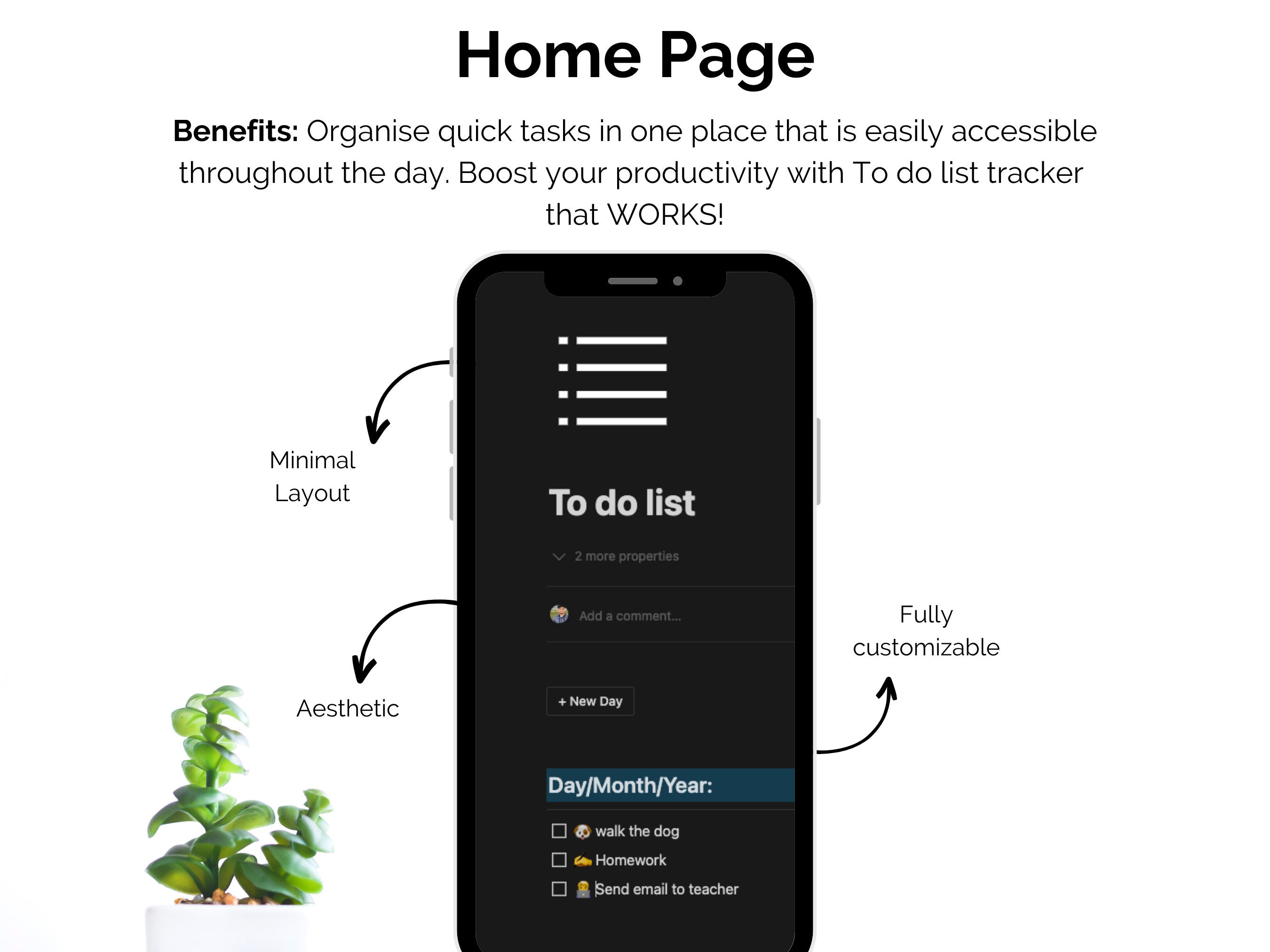 Ultimate Smartphone to Do List Planner Notion Digital Planner Pocket ...
