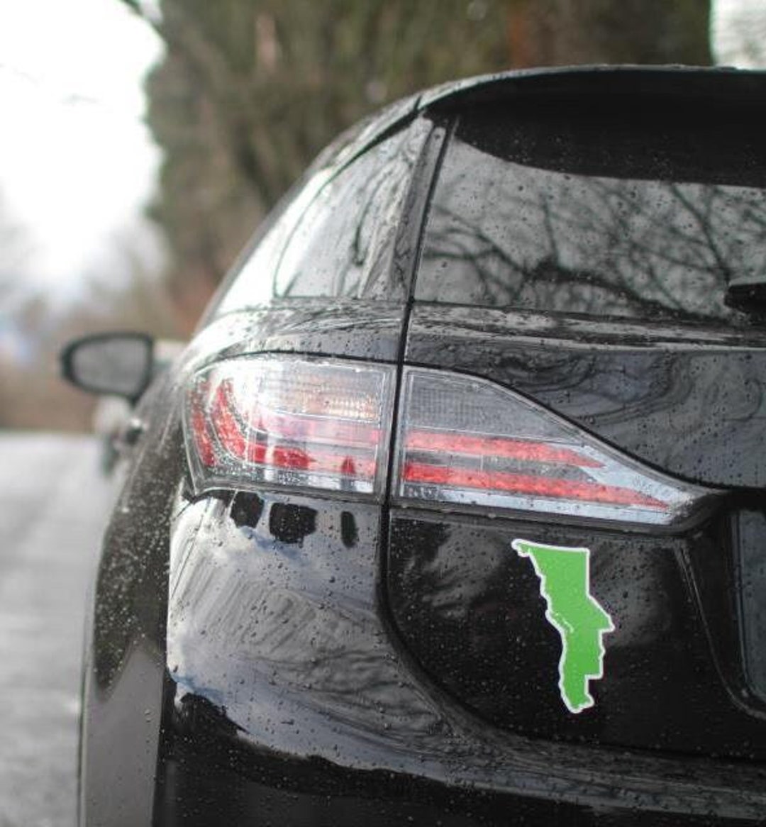 The Original Cascadia Sticker black Outline Only - Etsy