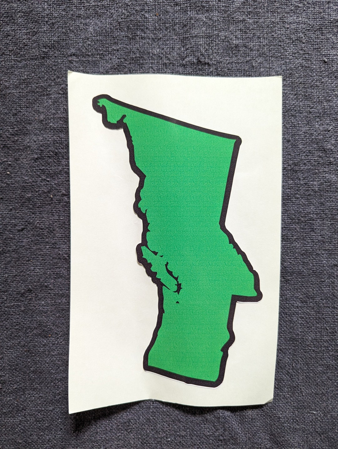 Nonorcal Cascadia Sticker (black Outline Only) - Etsy