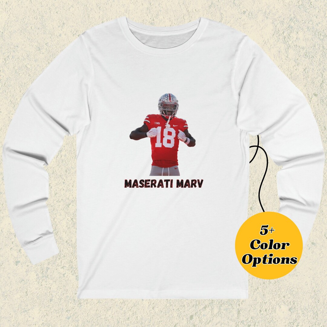 Maserati Marv Marvin Harrison Unisex Long Sleeve Shirt Ohio - Etsy
