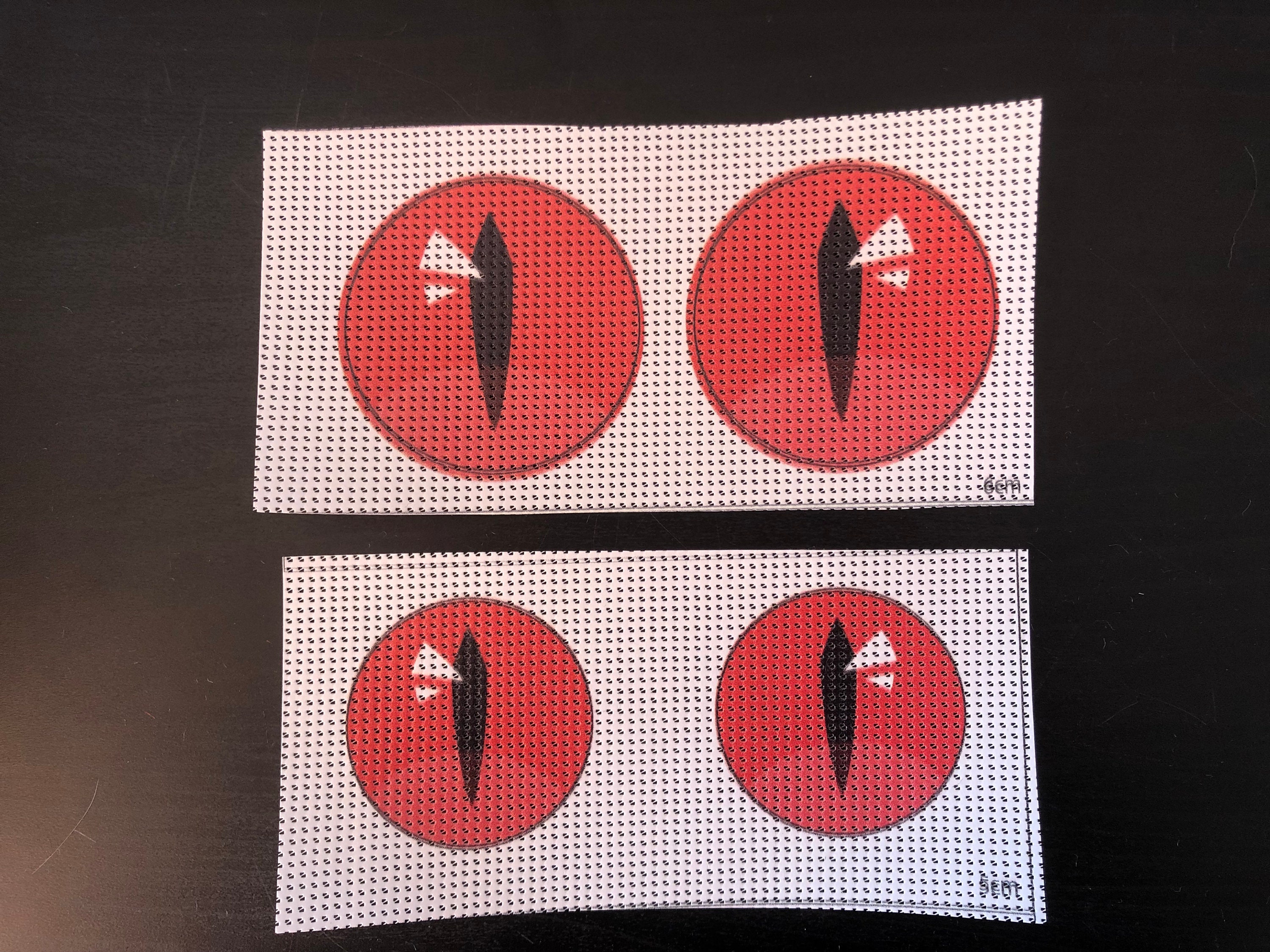 Dragon Styled Fursuit Eye Mesh Furry Waterproof 5cm & 6cm Diameter - Etsy