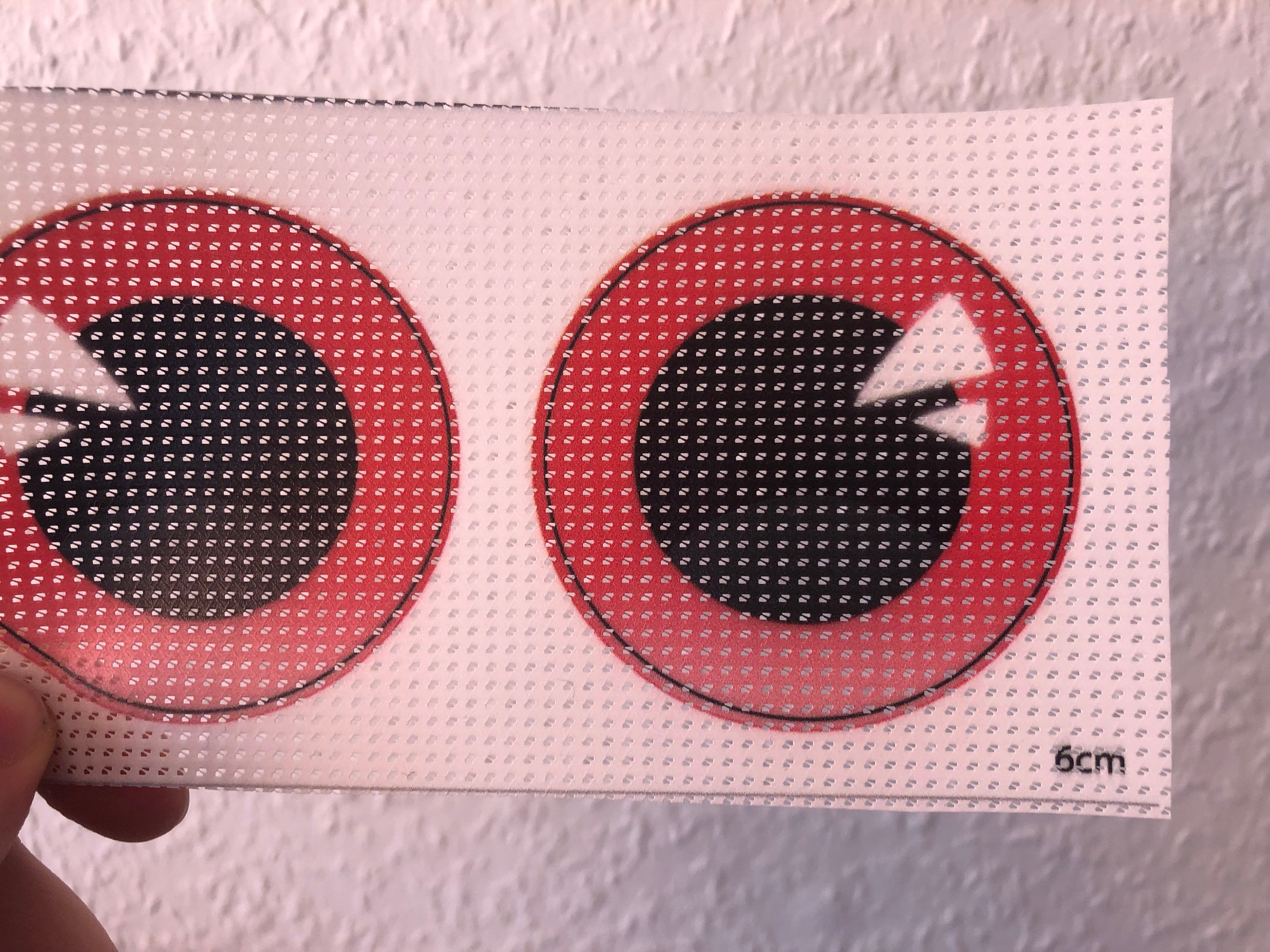 Round Fursuit Eye Mesh | Style 2 | Furry Costume| Waterproof | 5cm ...