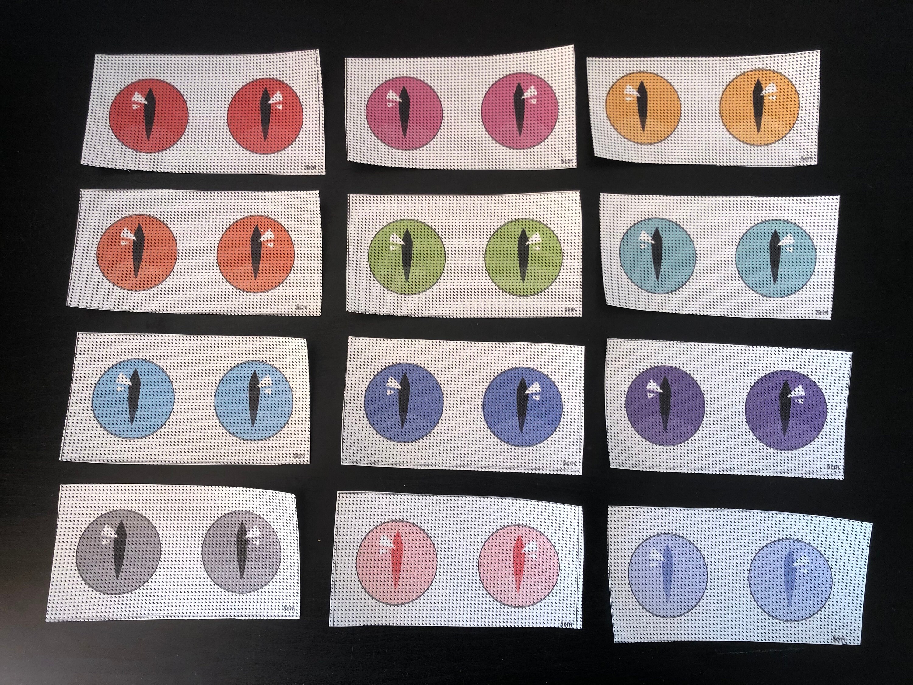 Dragon Styled Fursuit Eye Mesh | Furry | Waterproof | 5cm & 6cm ...