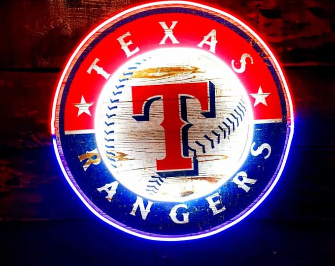 Texas Rangers World Champions LED Light - Etsy