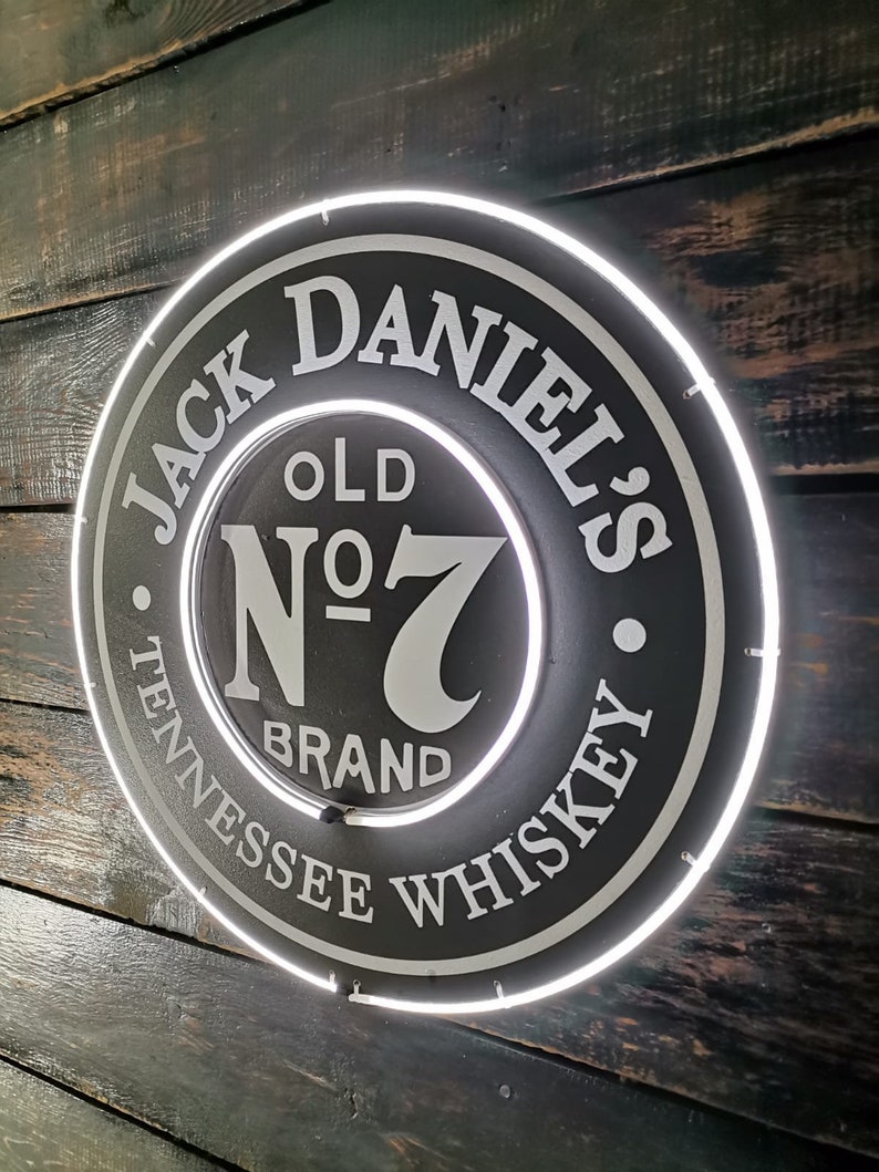 Design Inspired 18 Jack Daniels Neon LED Sign With Dual White Light - Etsy