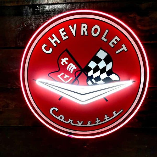 Corvette Neon Sign - Etsy