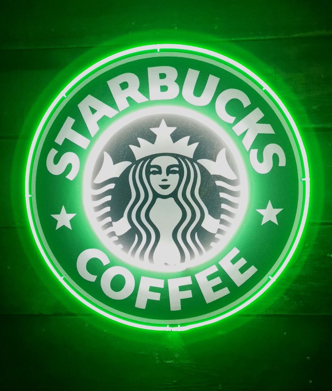 Starbucks Logo Wallpaper White