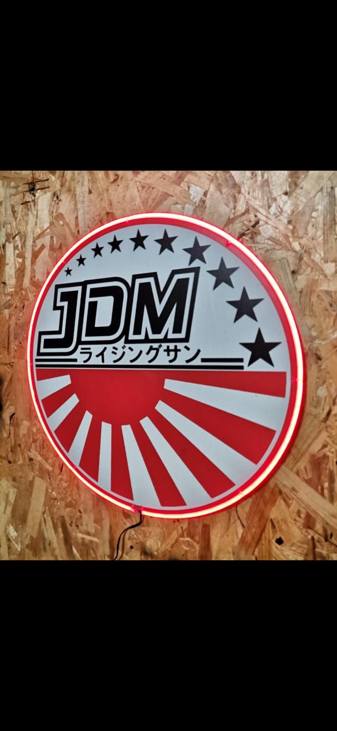 Design Inspired 18 JDM Neon LED Sign With Red Light - Etsy