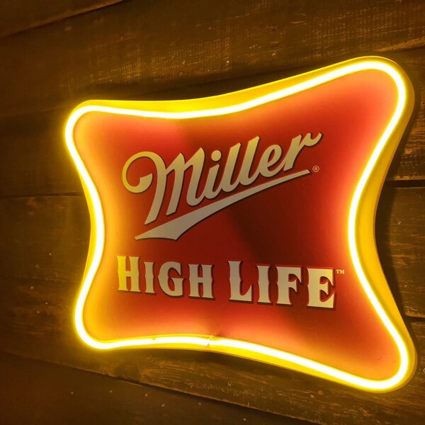 Miller Lite Neon Sign - Etsy