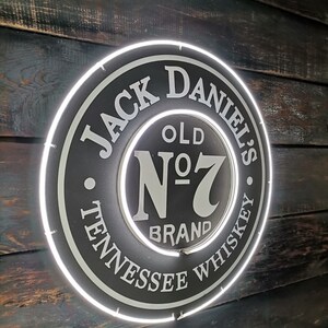 Design Inspired 18 Jack Daniels Neon LED Sign With Dual White Light - Etsy